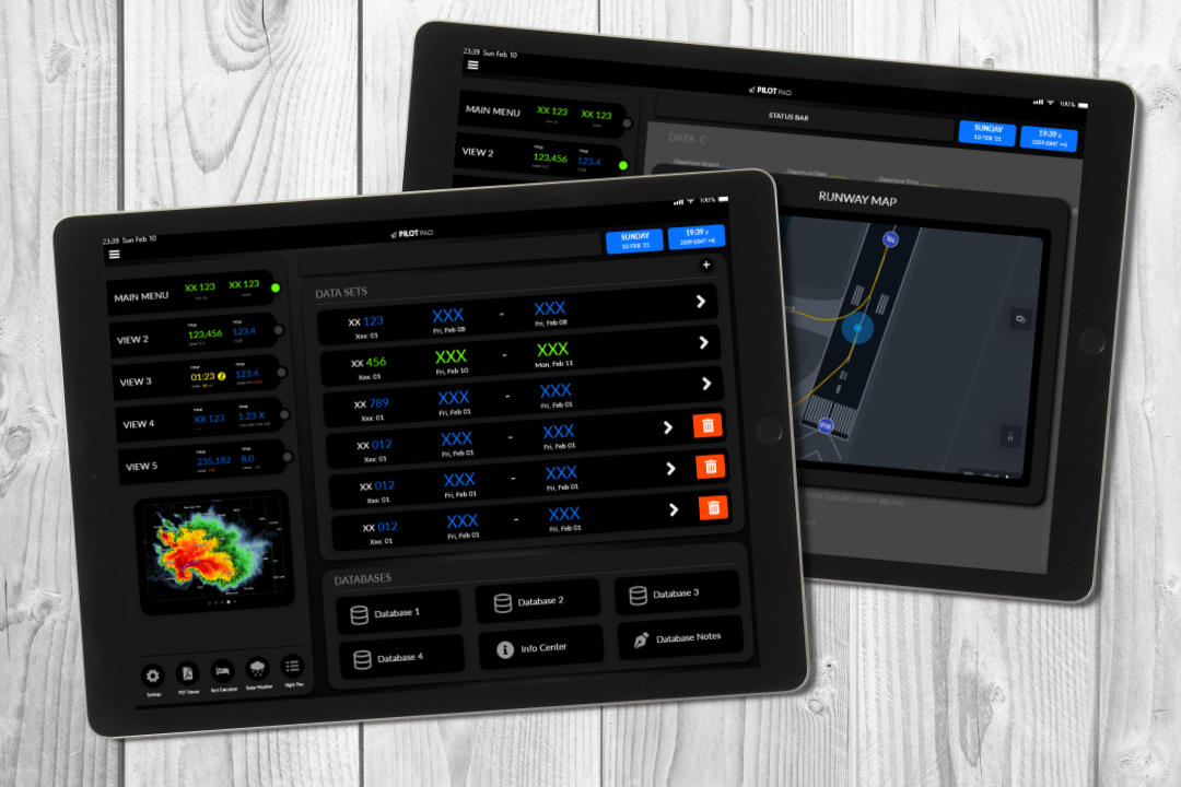 PilotPad App UX/UI – Emerald Creative Group